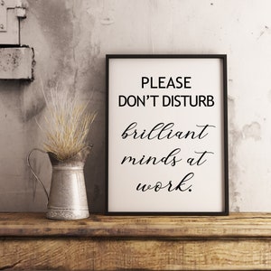 Funny Quote for Office, Work Quote PRINTABLE, Funny Office Sign, Please ...