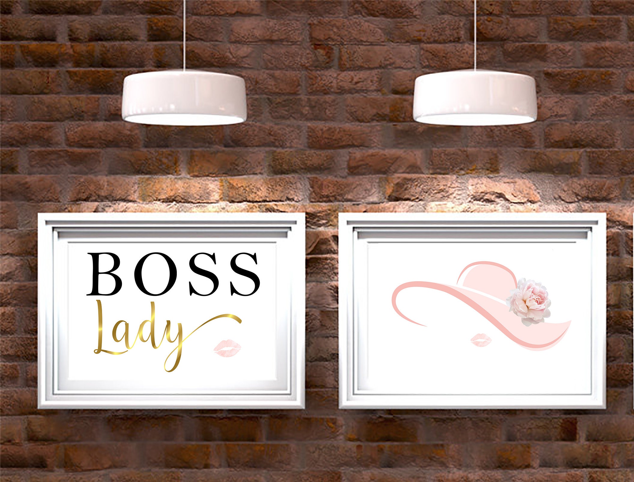 Boss Lady Printable Girl Boss Lady Hat Line Drawing Office | Etsy