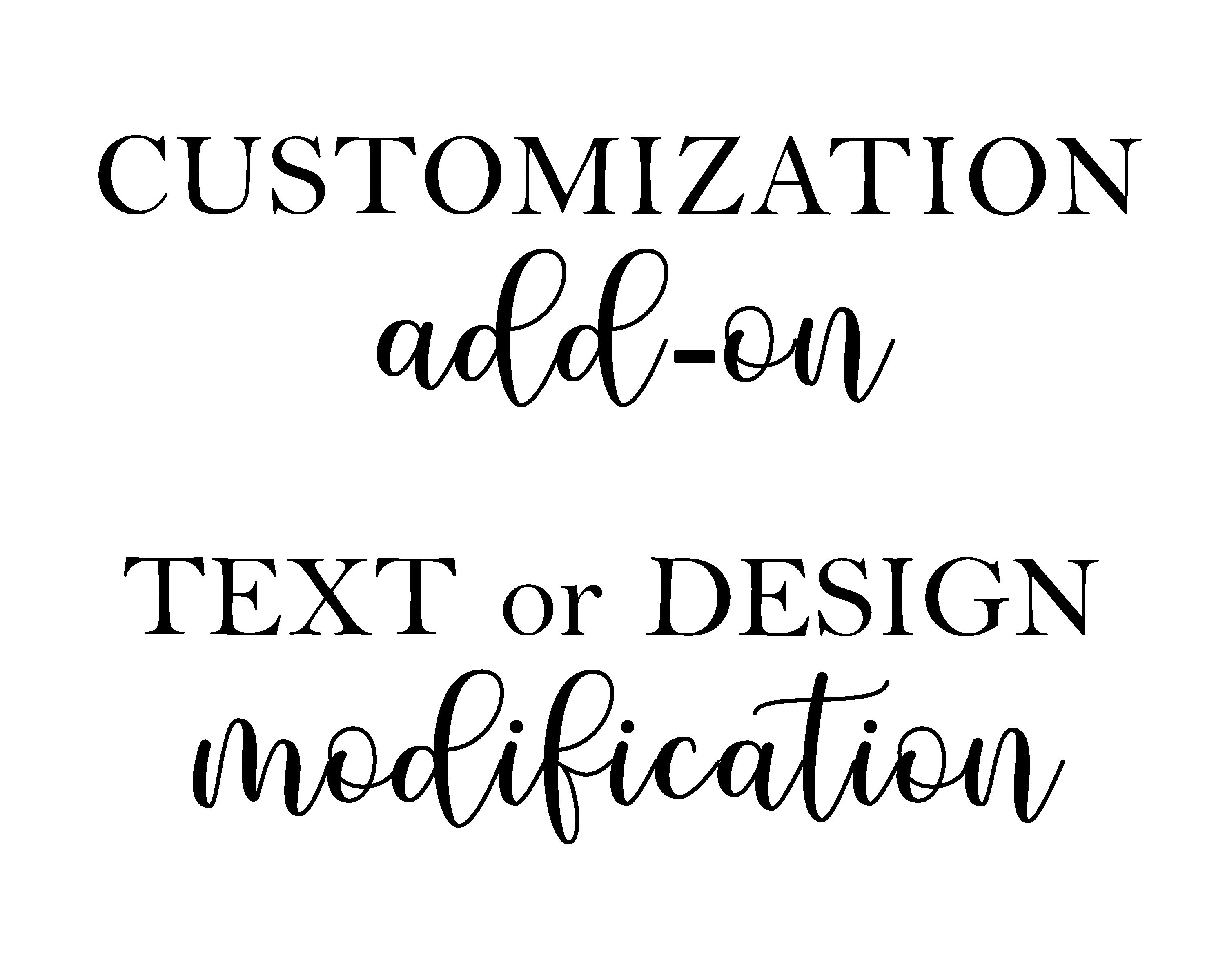 Pen & Ink Fine Art Text Change Customization Custom Additional Text ...