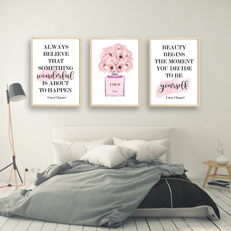 Coco Chanel Quote Inspirational Quotes Motivational Poster - Etsy