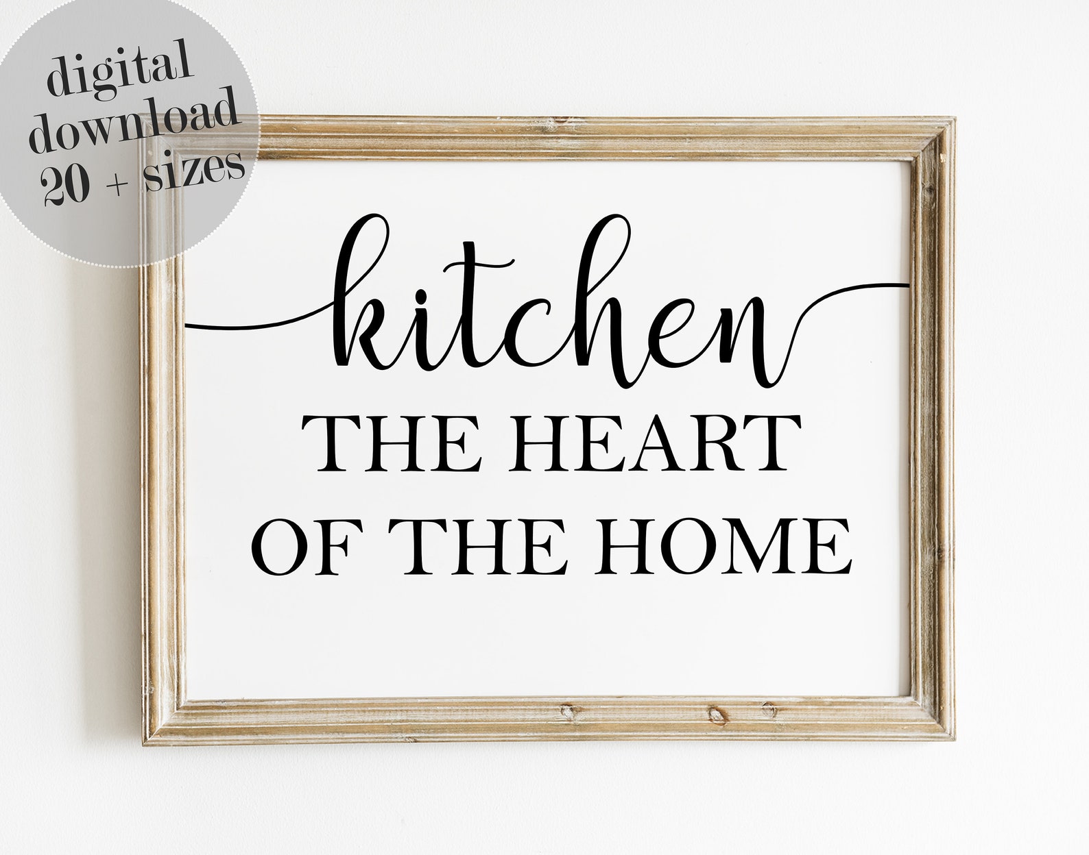 Wall Art The Kitchen Is The Heart Of The Home at Billy Mcmanus blog