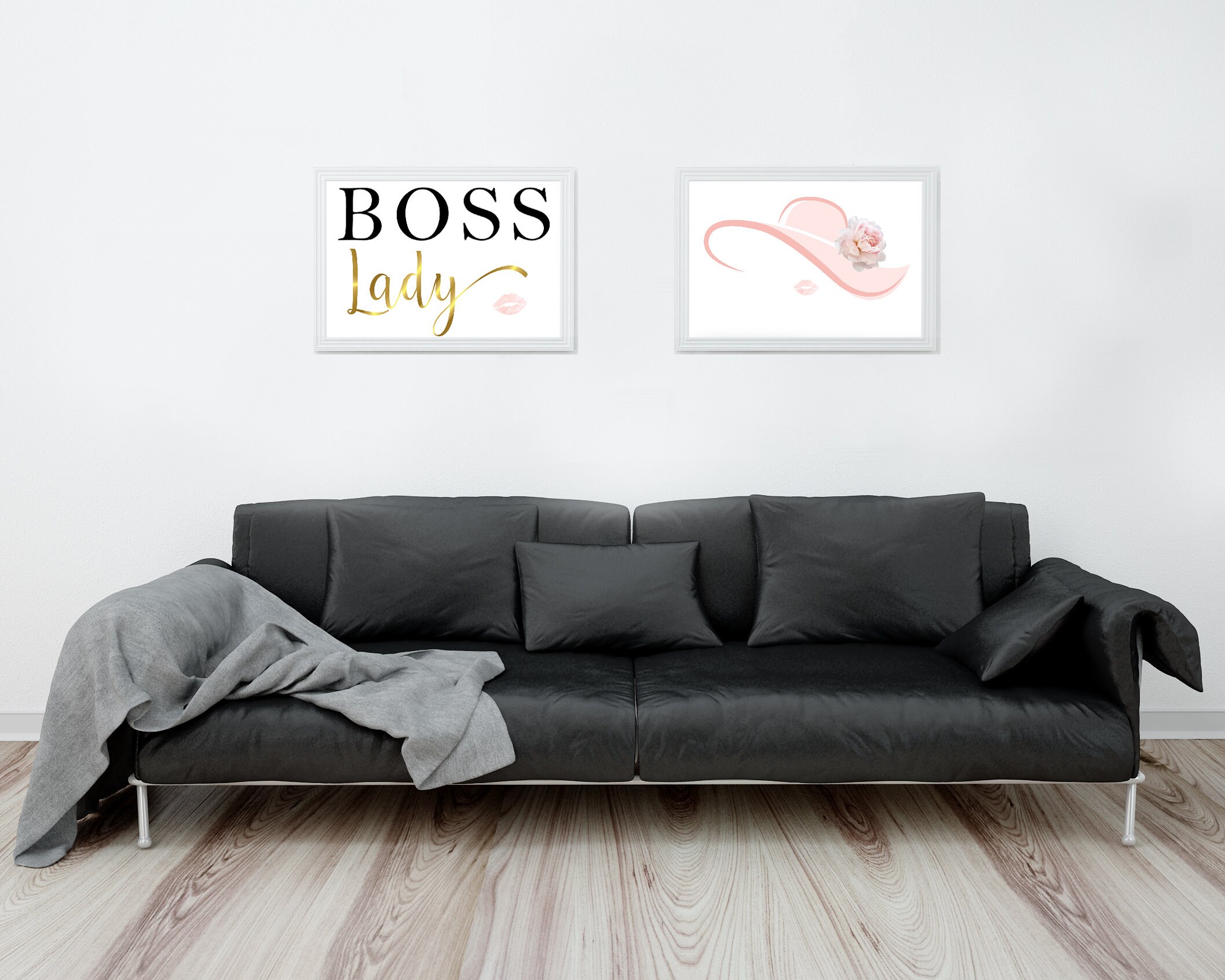 Boss Lady Printable Girl Boss Lady Hat Line Drawing Office | Etsy