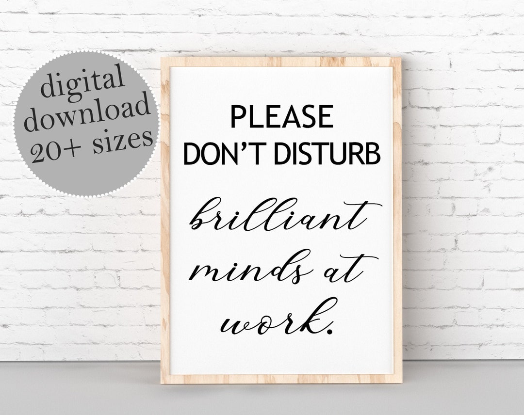 Funny Quote for Office, Work Quote PRINTABLE, Funny Office Sign, Please ...