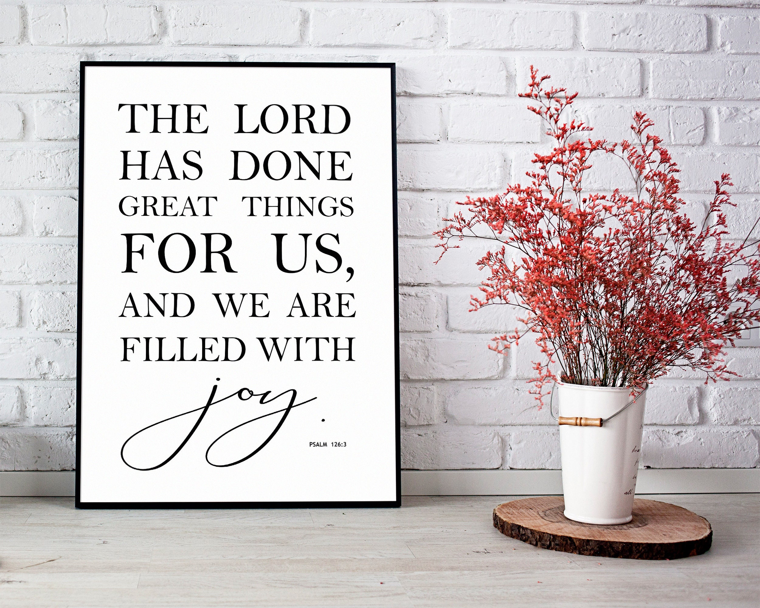 Psalm 126:3 the Lord Has Done Great Things for Us Bible - Etsy UK