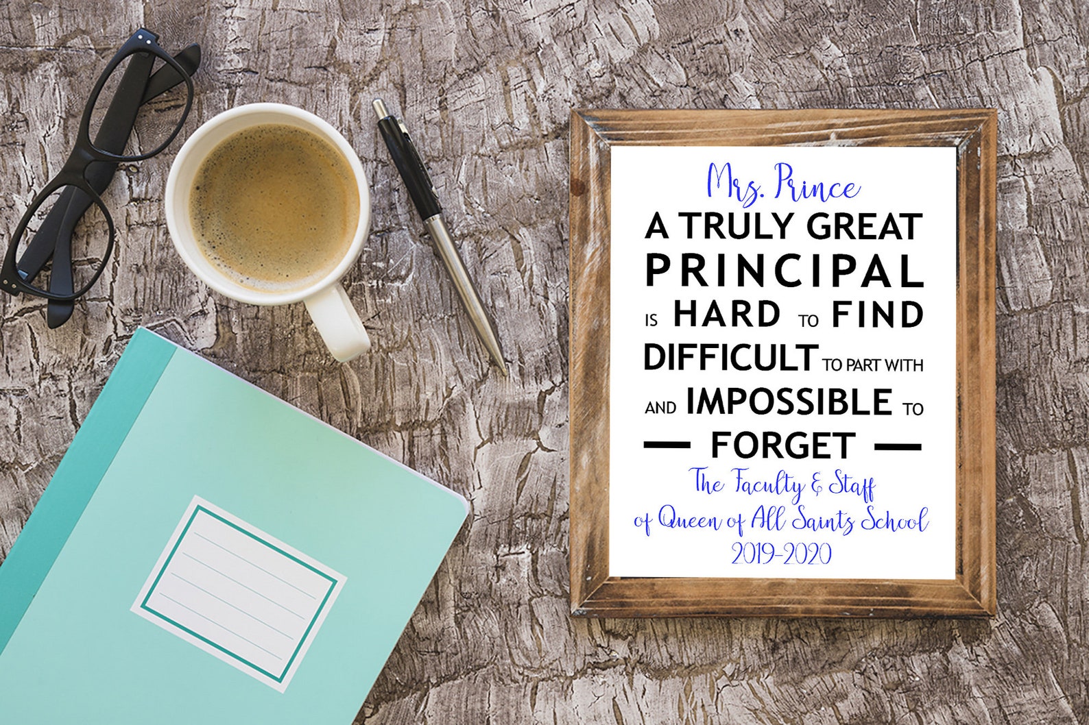 Gift for Principal PERSONALIZED Principal Gift A Truly Great | Etsy