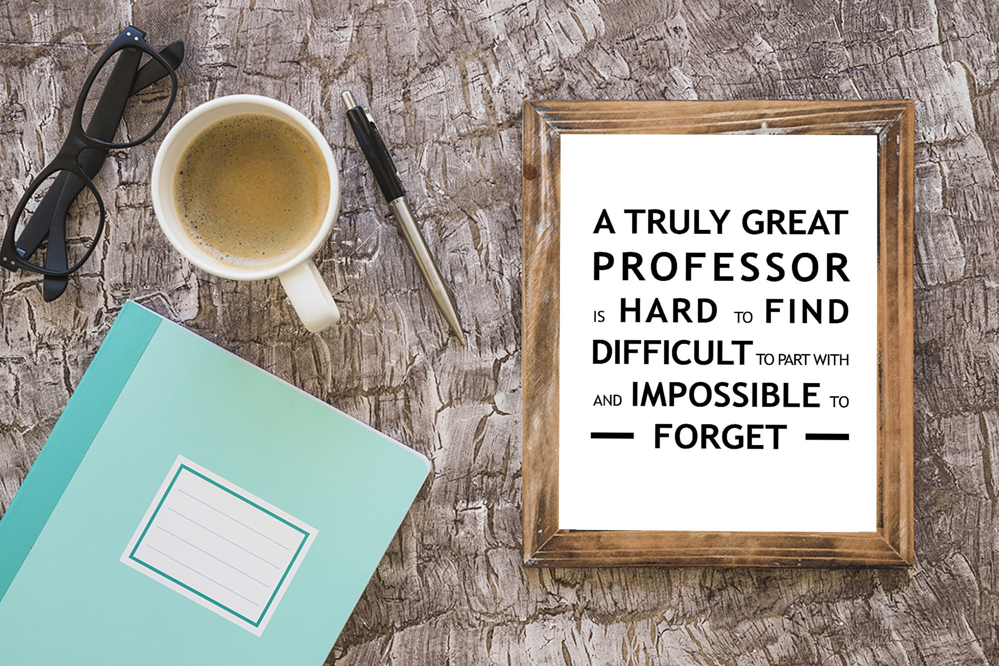 Professor Gift PRINTABLE Wall Art A Truly Great Professor Is | Etsy