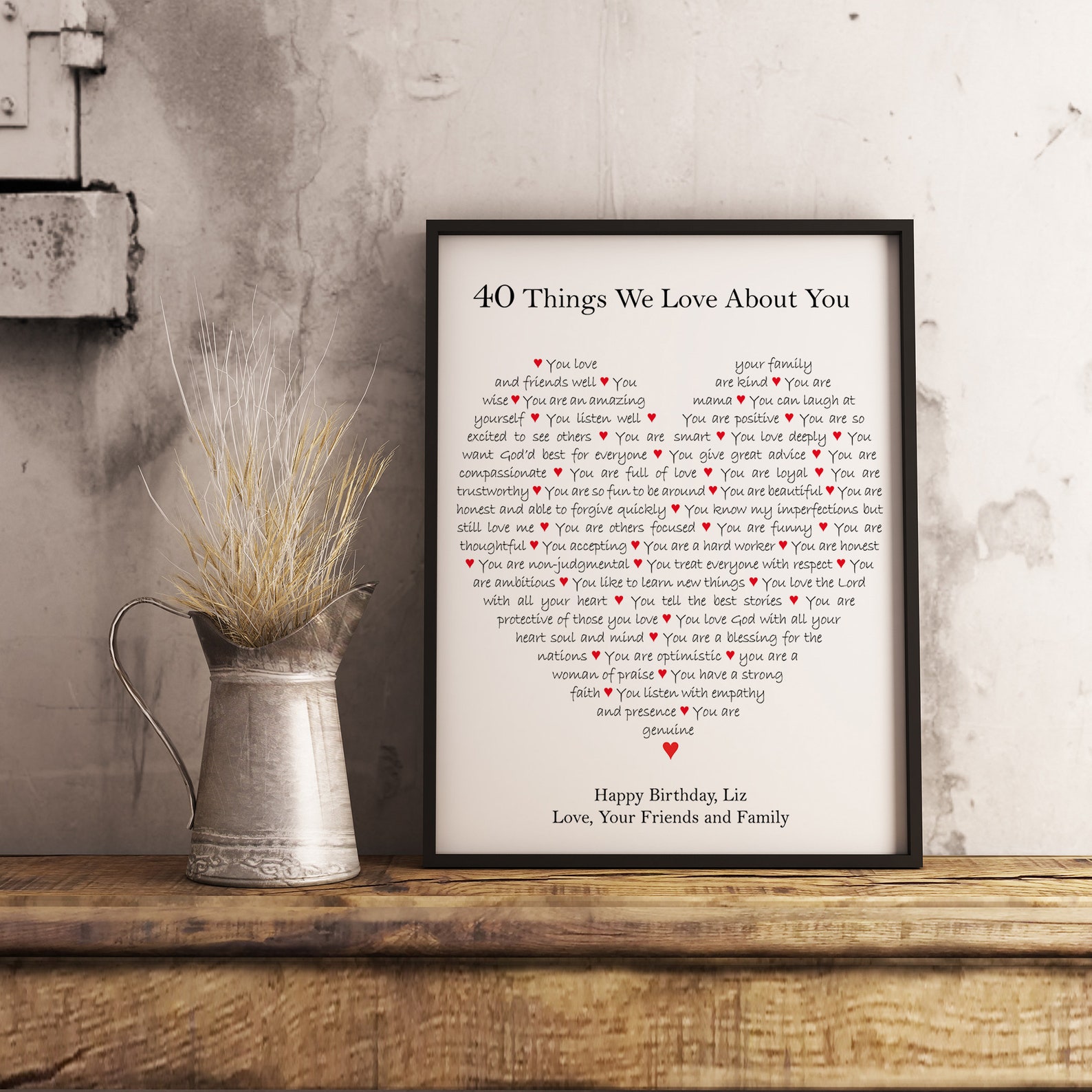 40 Things We Love About You PRINTABLE CUSTOM Reasons I Love - Etsy 40 Things We Love About You PRINTABLE CUSTOM Reasons I Love - Etsy