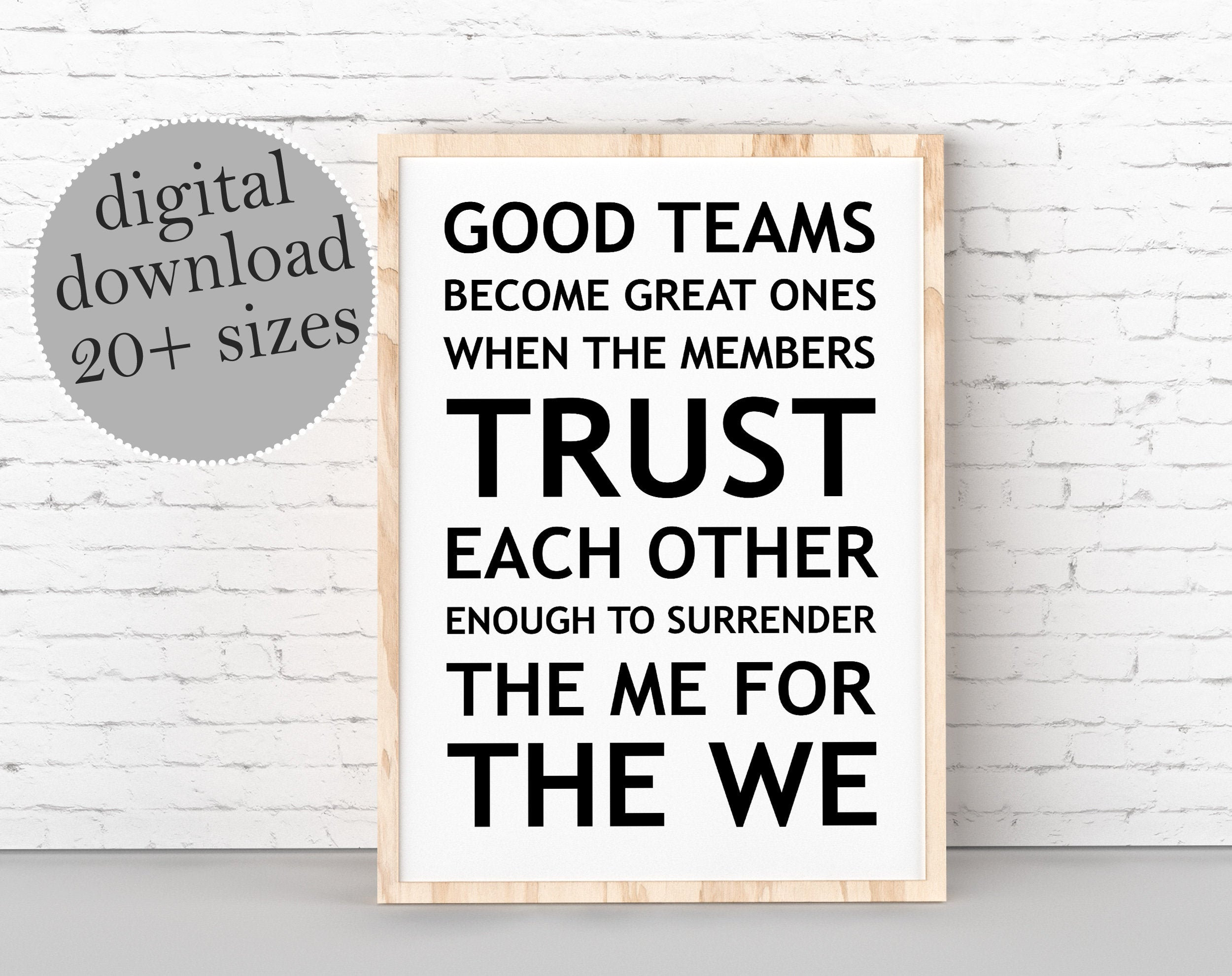 Good Teams Become Great Ones