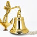 Handmade Antiqued/vintage Brass Ship Bell Solid Antique Polished ...