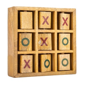 Tic Tac Toe Tabletop Game Set - XOX Game for Kids, Tic Tac Toe Game for ...