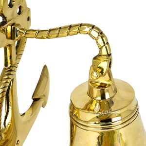 Handmade Antiqued/vintage Brass Ship Bell Solid Antique Polished ...