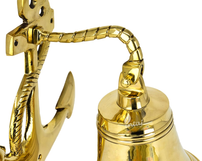 Handmade Antiqued/vintage Brass Ship Bell Solid Antique - Etsy