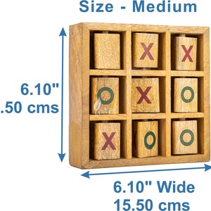 Tic Tac Toe Tabletop Game Set XOX Game for Kids, Tic Tac Toe Game for ...