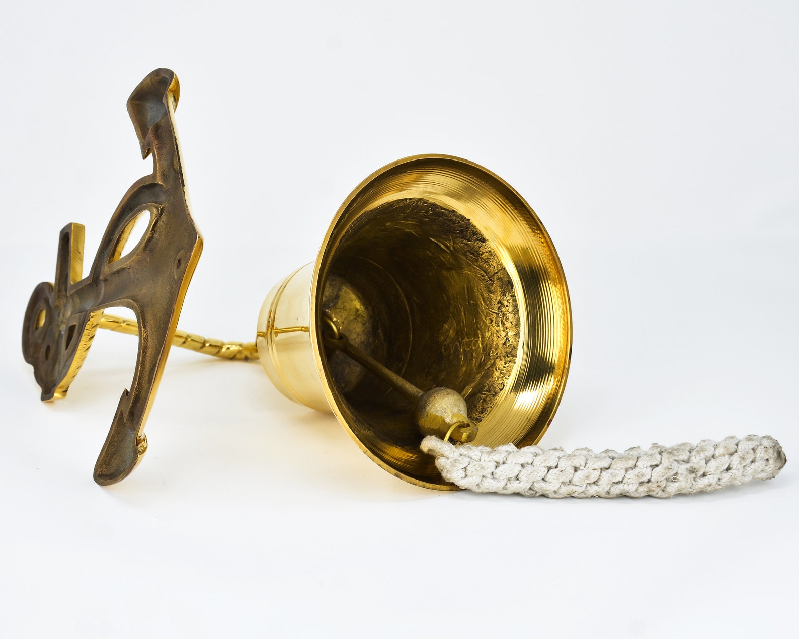 Handmade Antiqued/vintage Brass Ship Bell Solid Antique - Etsy