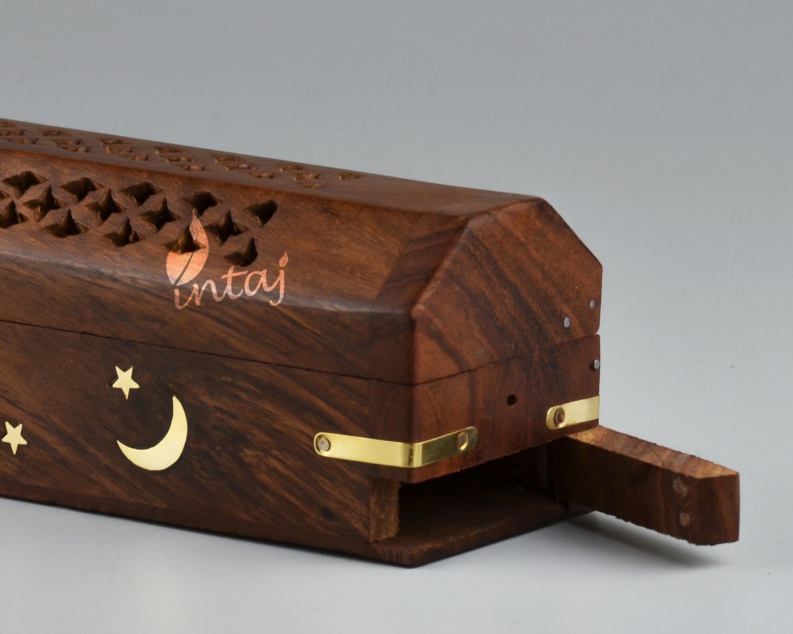 Handmade Wooden Incense Stick Holder/burner Pack of 2 - Etsy