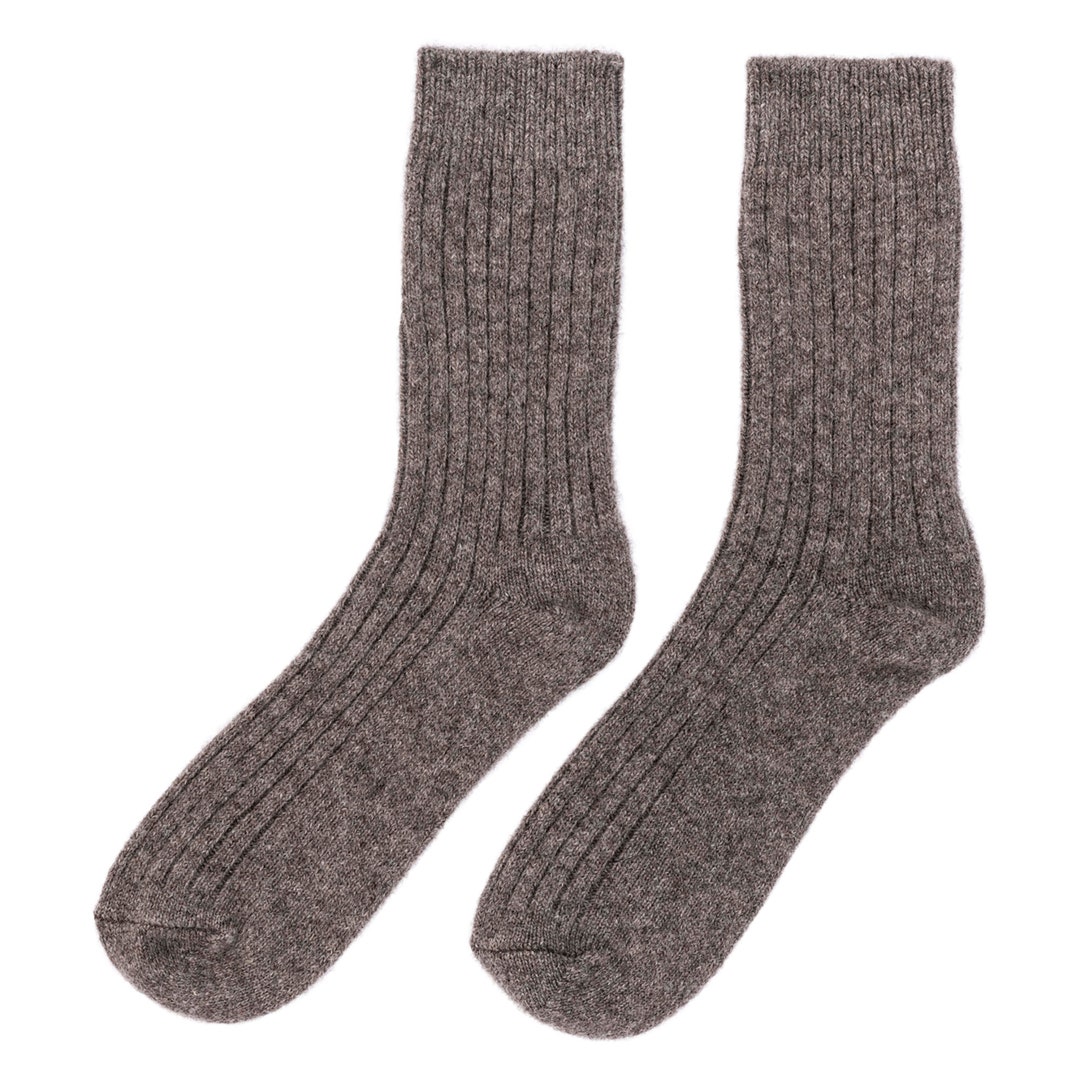 Tod Warm Yak Wool Bed and Lounge Socks - Etsy