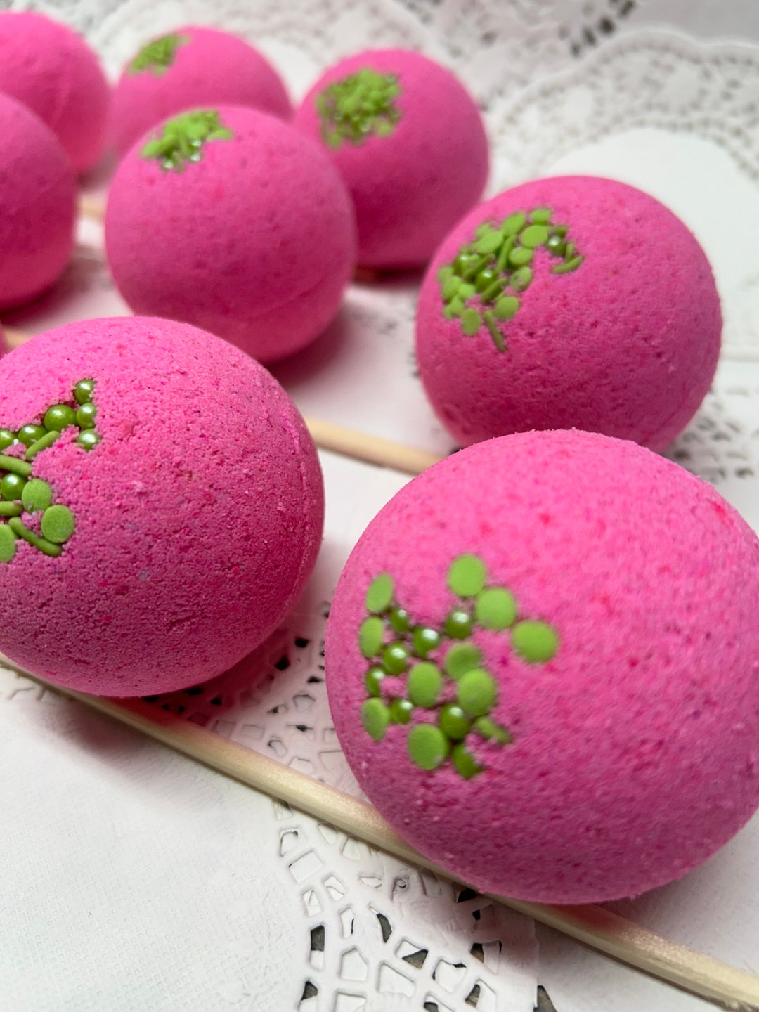 Bath Bomb Fresh Cut Roses Scented Bath Bombs With Embeds and - Etsy