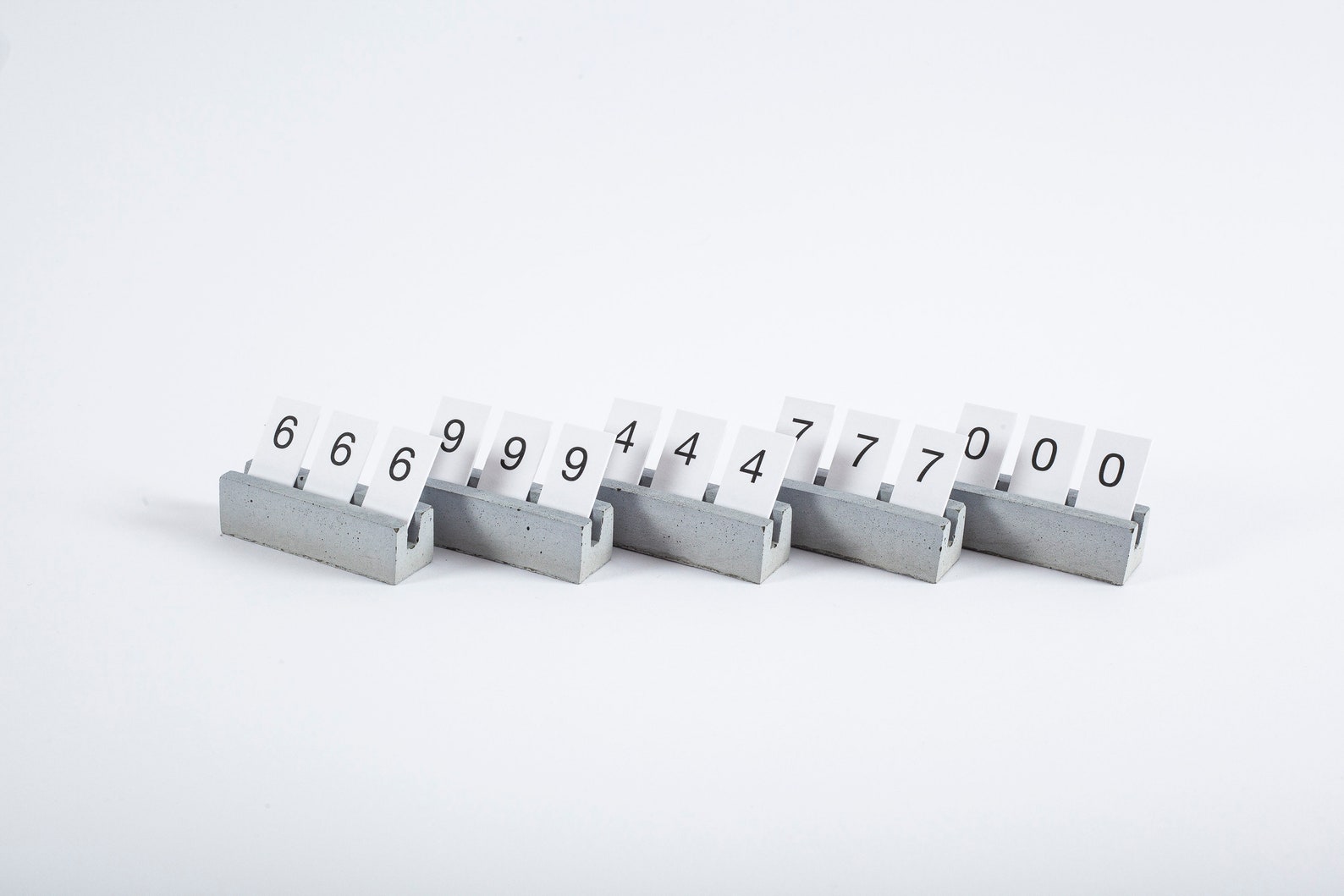 Concrete Price Stand 10 Pcs Stand From Concrete Concrete | Etsy