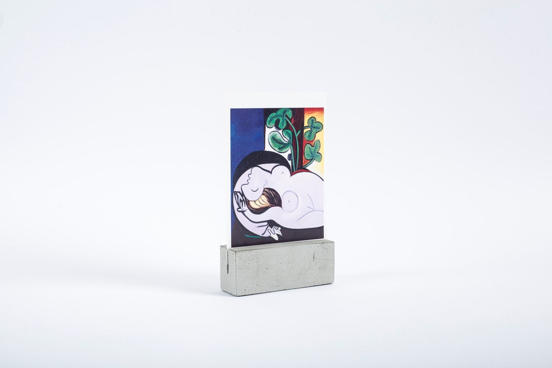 Concrete Post Card Stand | Stand From Concrete | Concrete Photo Holder ...