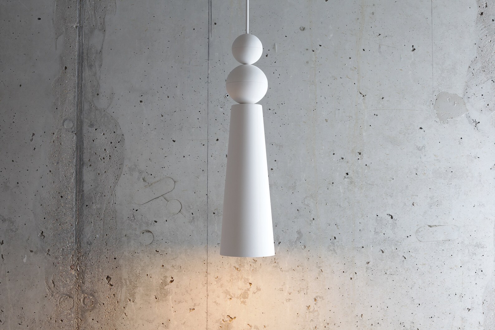 Plaster Pendant Light Sculptural Pendant Light Modern | Etsy