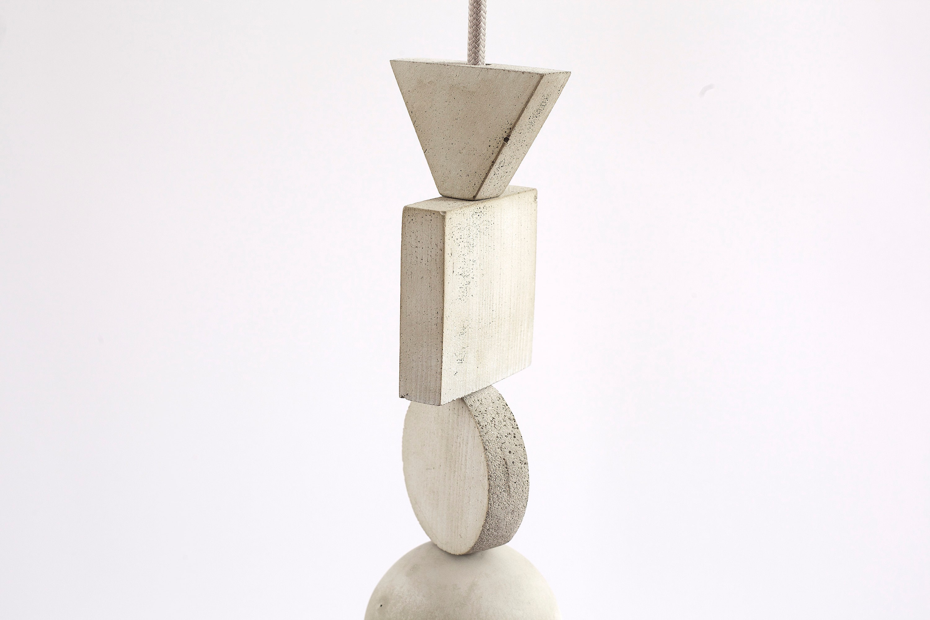 Pendant Light GEOMETRIC Concrete Concrete Pendant Light - Etsy