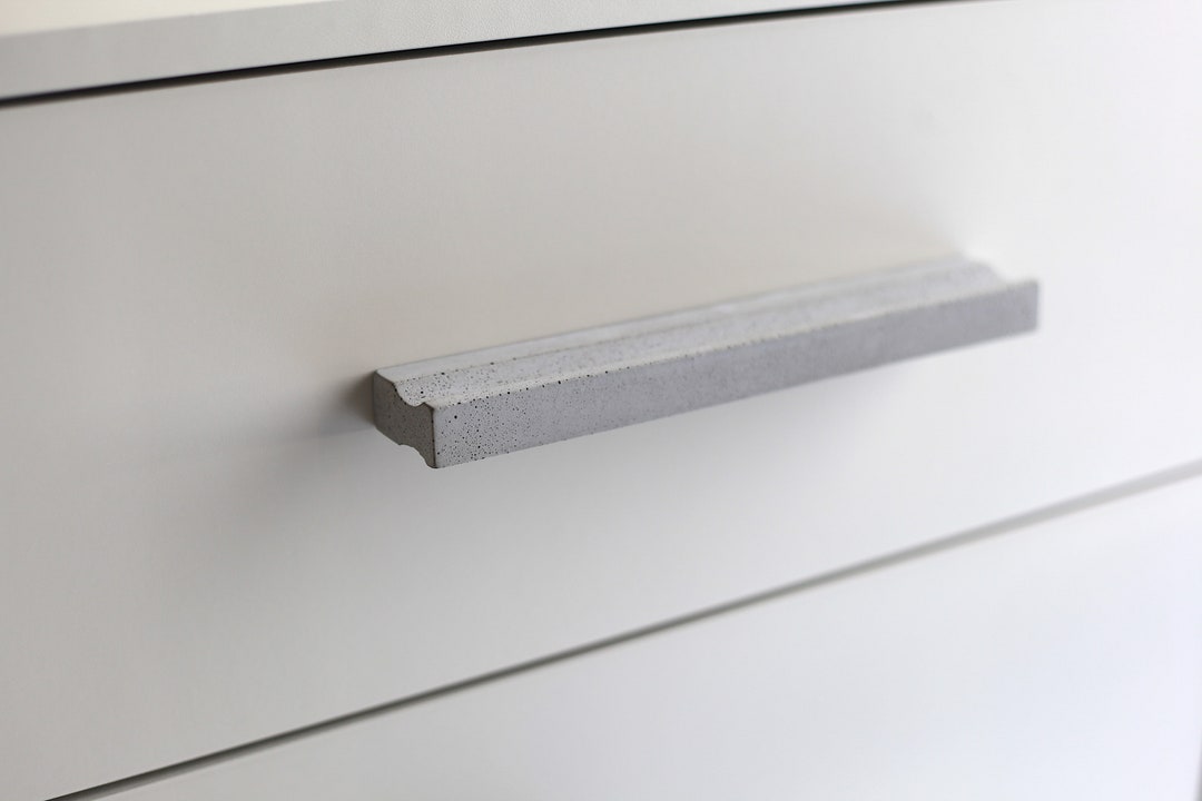 Handles From Concrete set of 2 Pcs Handle Knob Concrete Handle Concrete ...