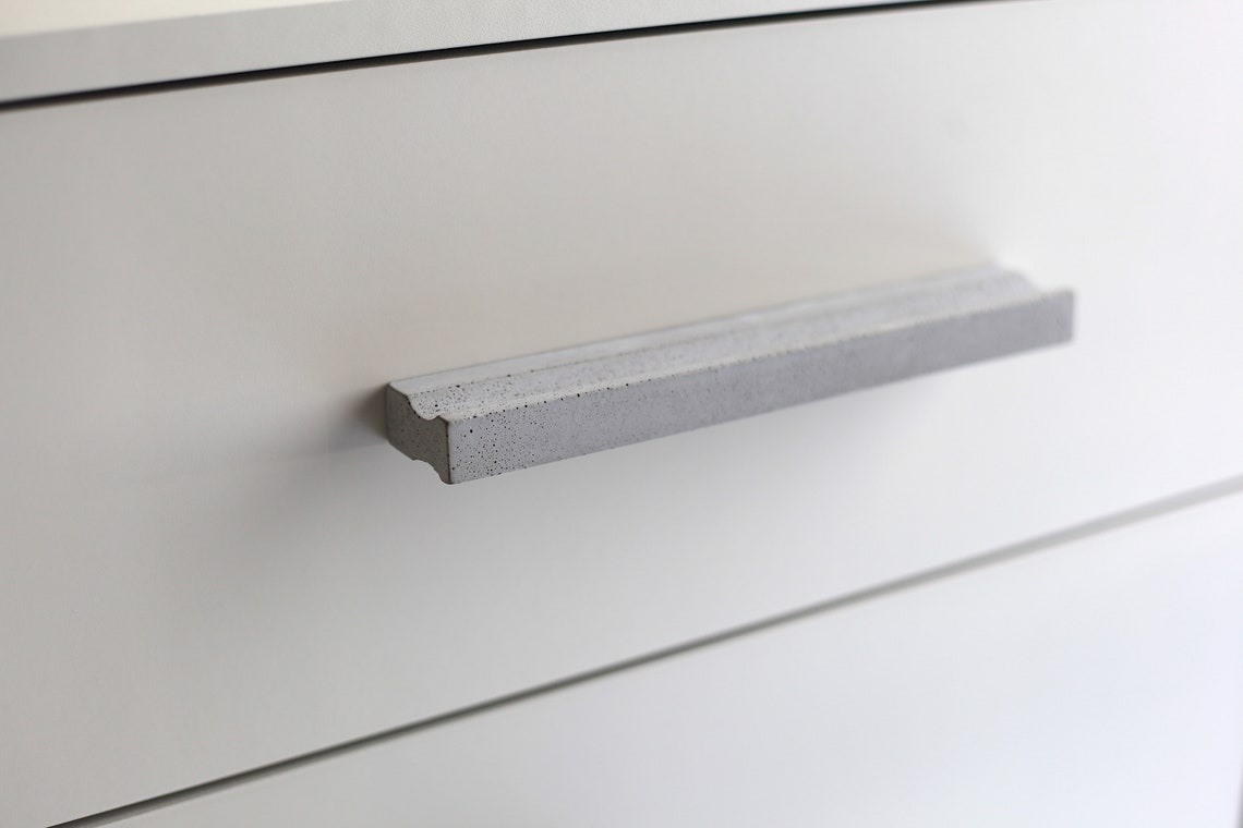 Handles From Concrete set of 2 Pcs Handle Knob - Etsy