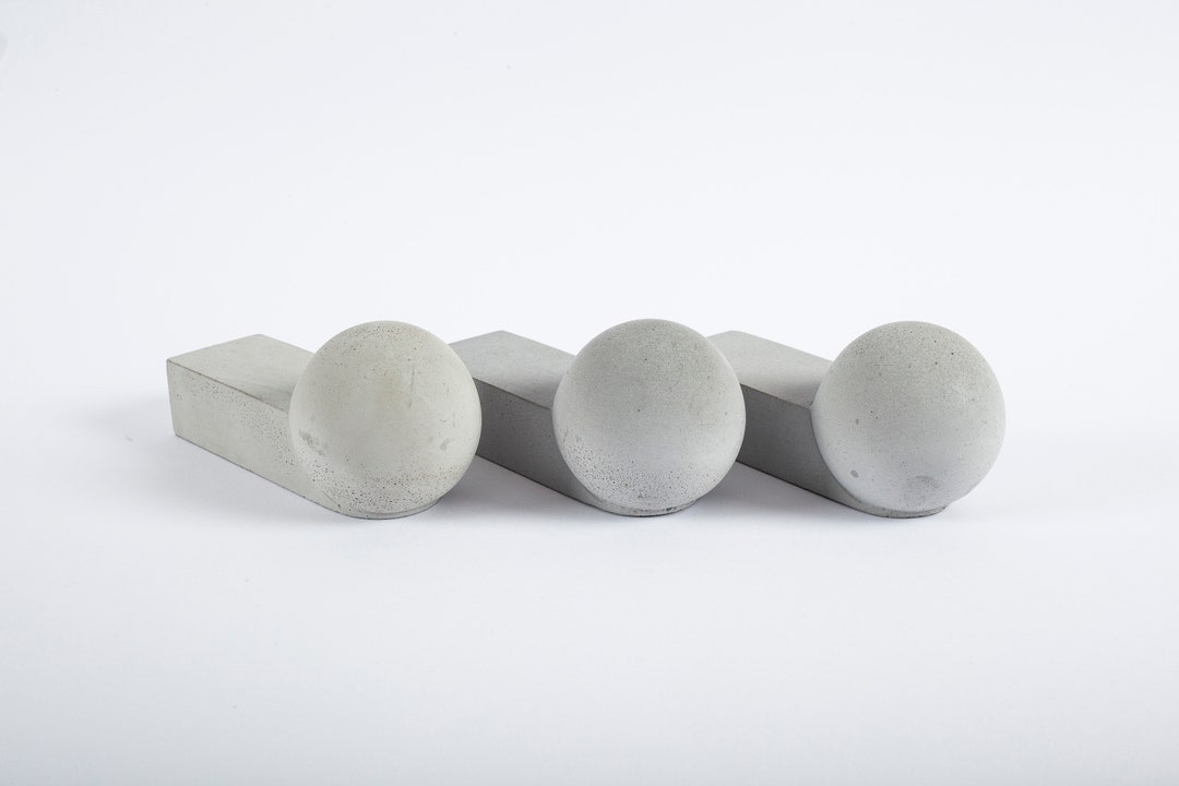 Modern Concrete Pot Feet Risers: Handmade Set of 3 - Etsy