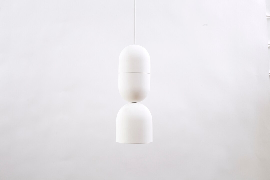 Pendant Light FIBER OPTIC 0 From Plaster | White Pendant Light ...