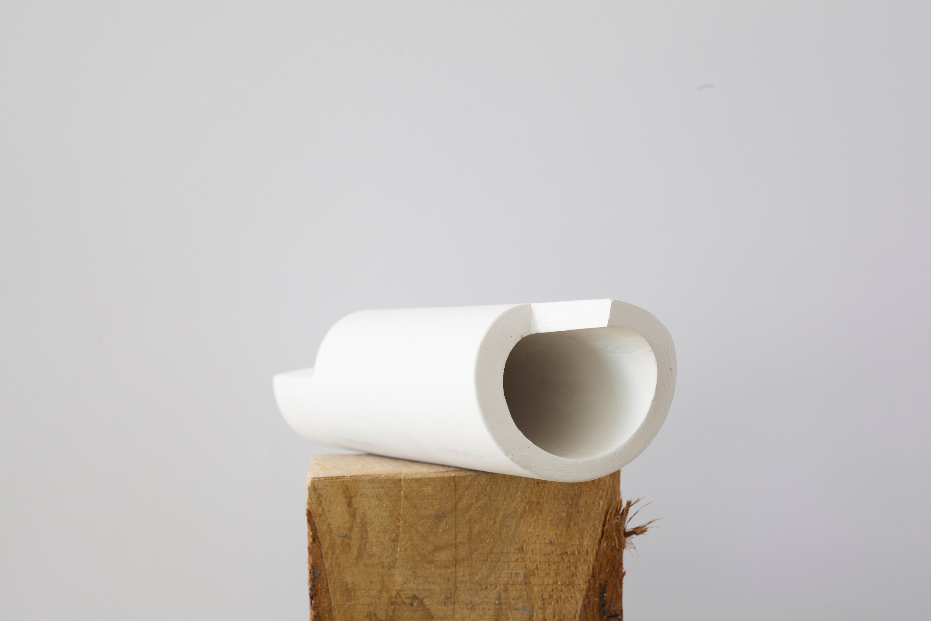 Pendant light CANNOLI from plaster cylinder pendant light | Etsy