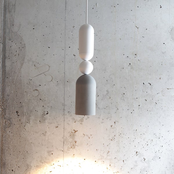 Plaster Pendant Light - Etsy