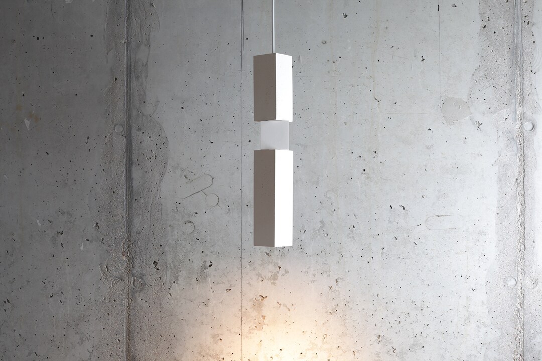 Plaster Pendant Light Sculptural Pendant Light Modern - Etsy