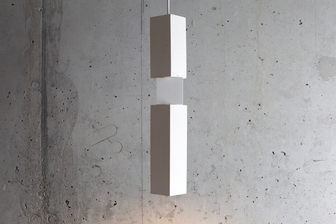 Plaster Pendant Light | Sculptural Pendant Light | Modern Pendant Light ...