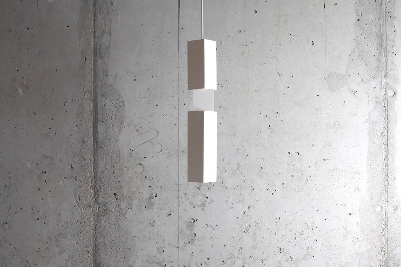 Plaster Pendant Light Sculptural Pendant Light Modern - Etsy