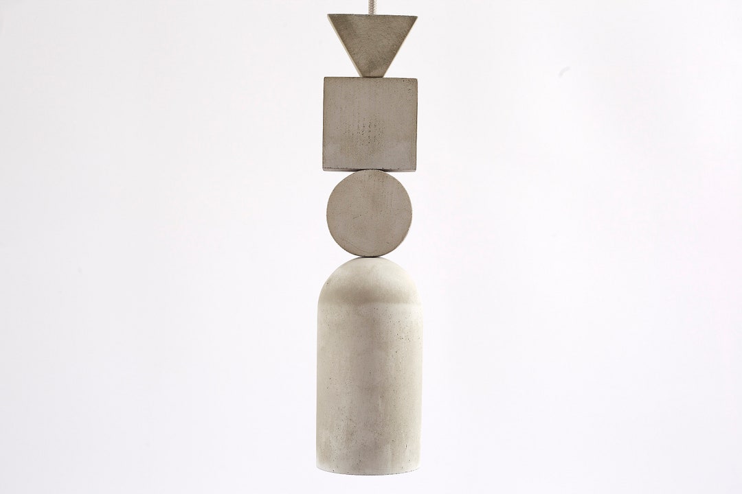 Pendant Light GEOMETRIC Concrete | Concrete Pendant Light | Modern ...