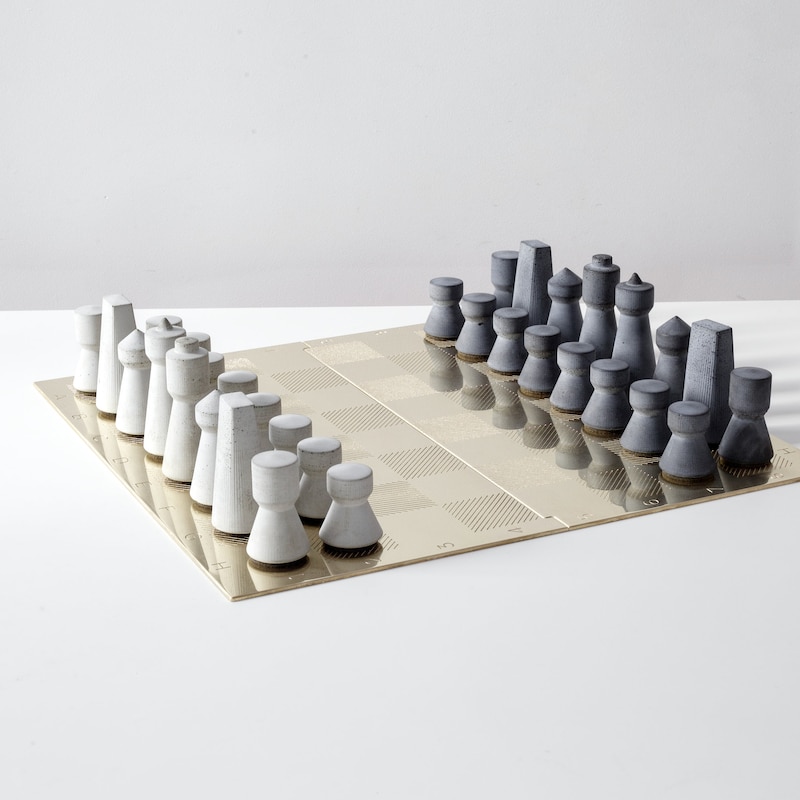 Modern Chess Set - Etsy