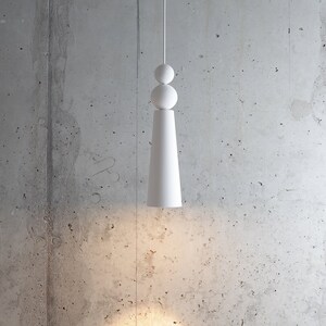 Plaster Pendant Light | Sculptural Pendant Light | Modern Pendant Light ...