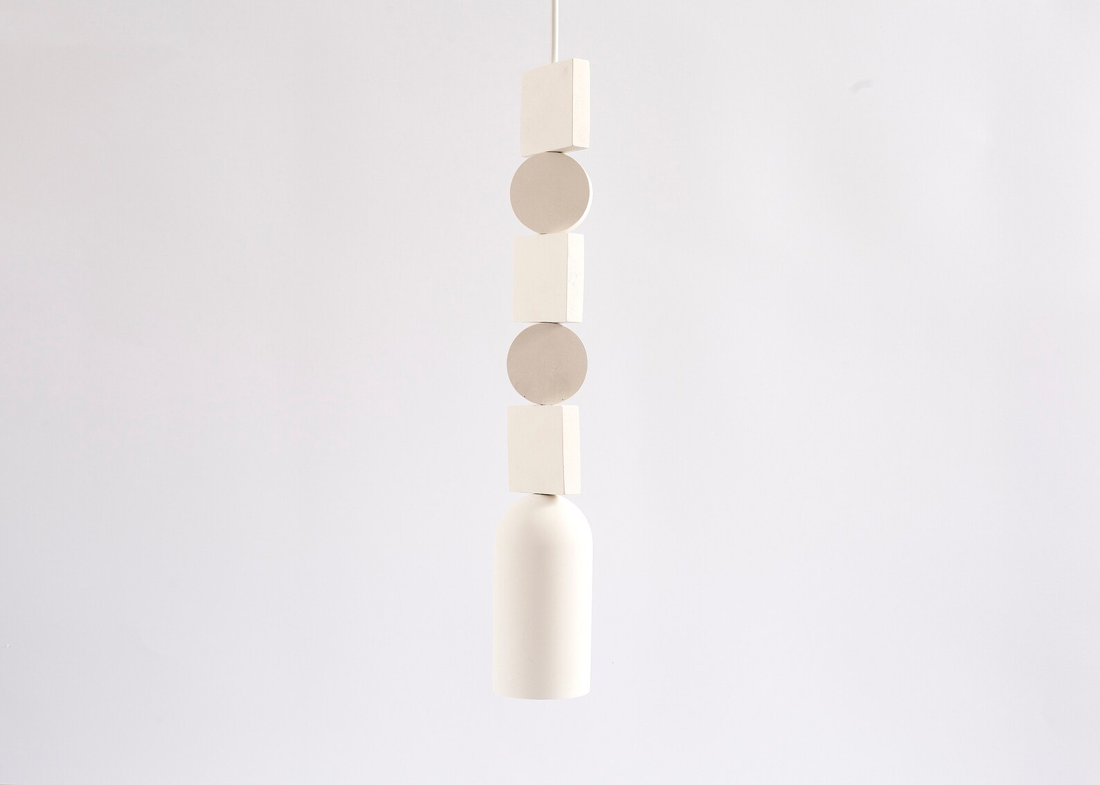 Pendant Light GEOMETRIC Plaster Pendant Light Modern | Etsy