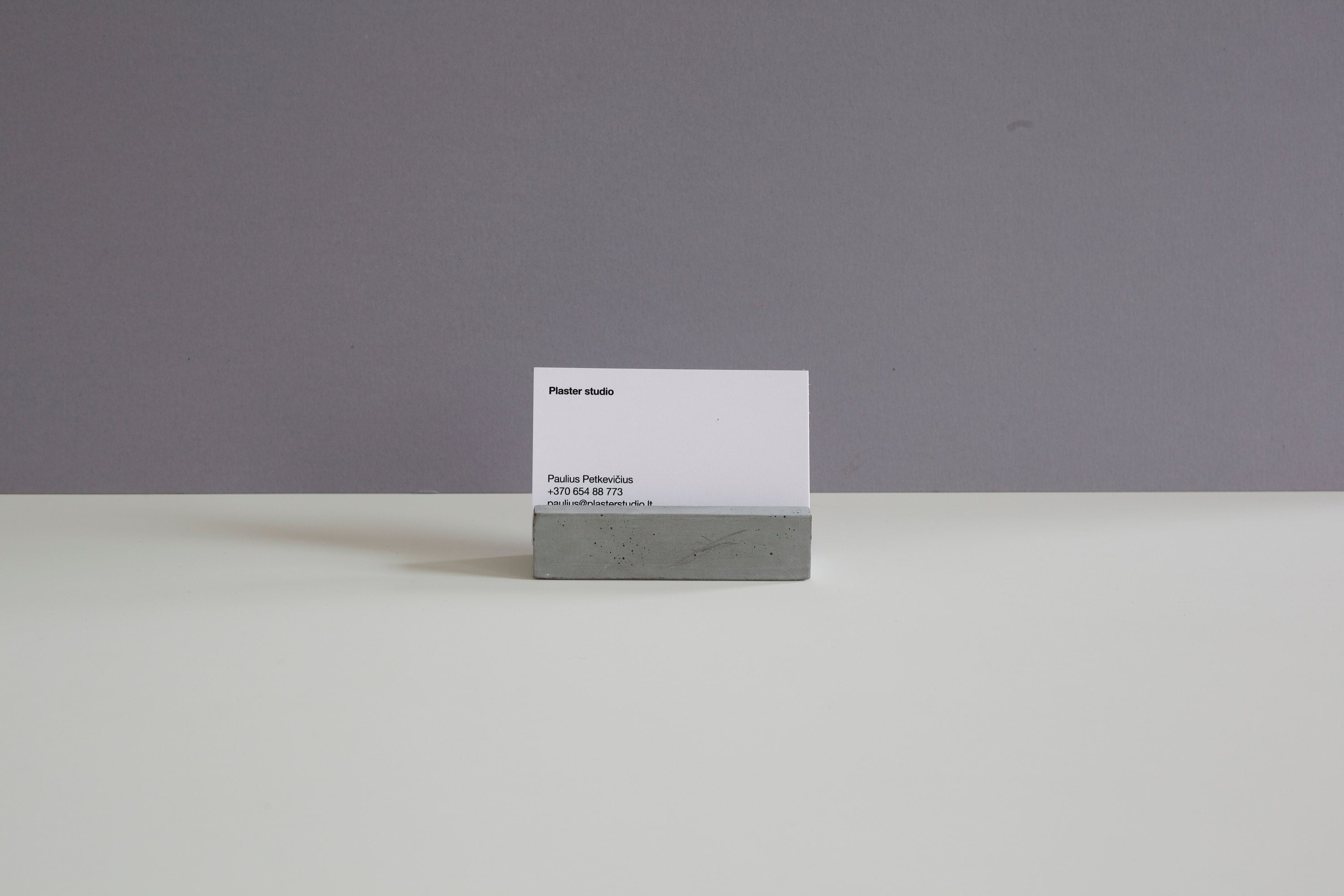 Concrete Visit Card Stand | Card Holder From Oncrete - Etsy