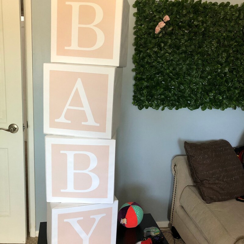 Baby Shower Blocks - Etsy