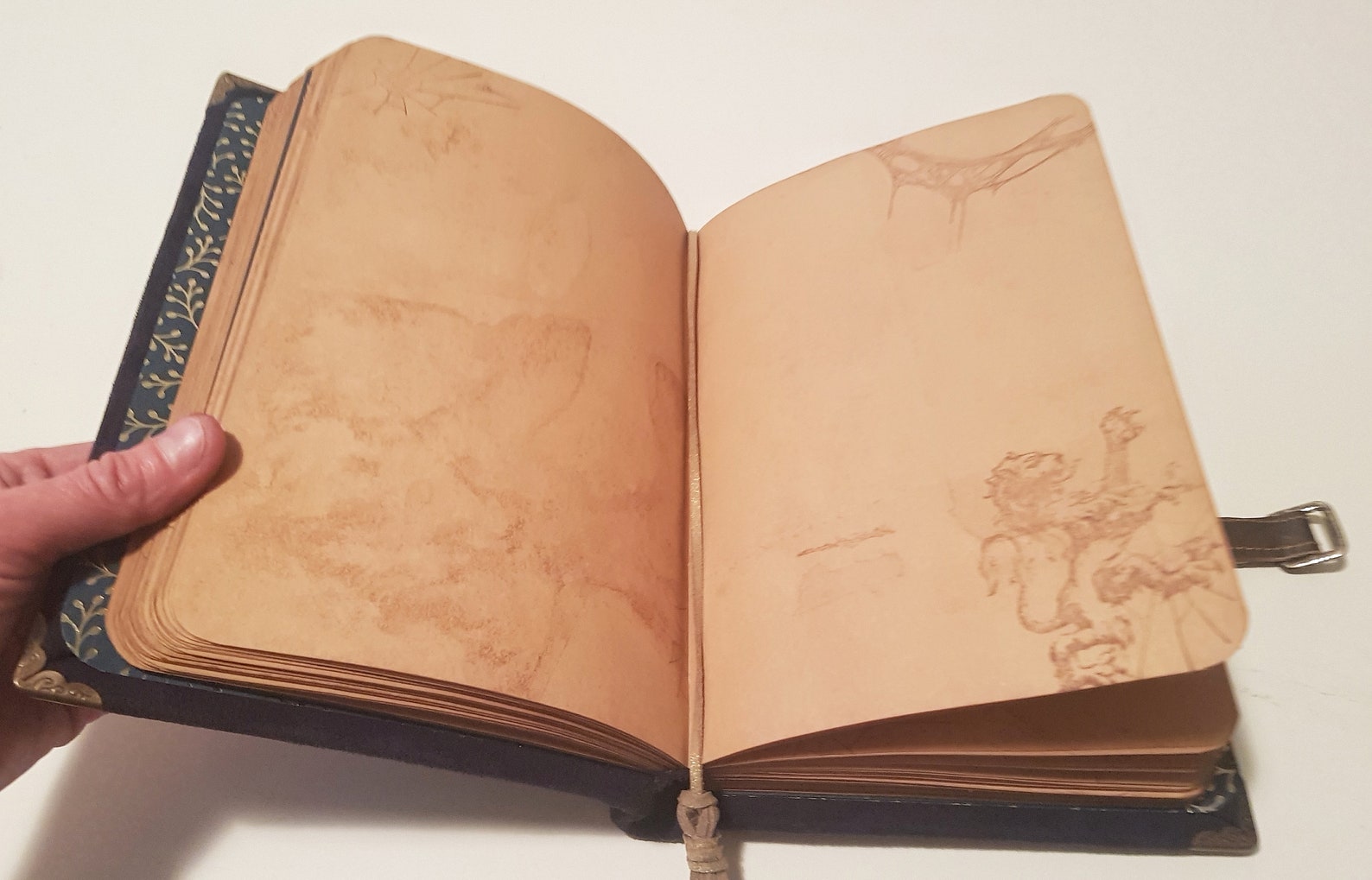 Vintage Spell Book Book of Shadows Magic Book Writing - Etsy