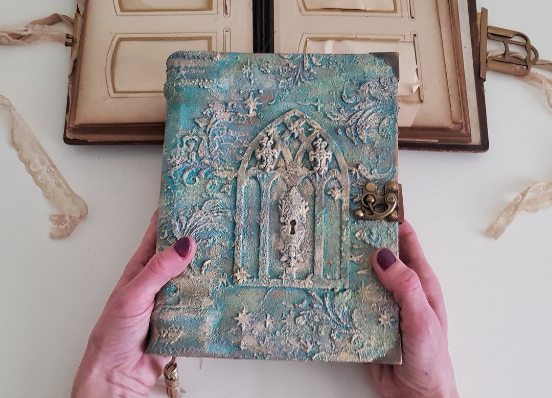 Vintage Spell Book, Book of Shadows, Magic Book, Grimuare, Bullet ...