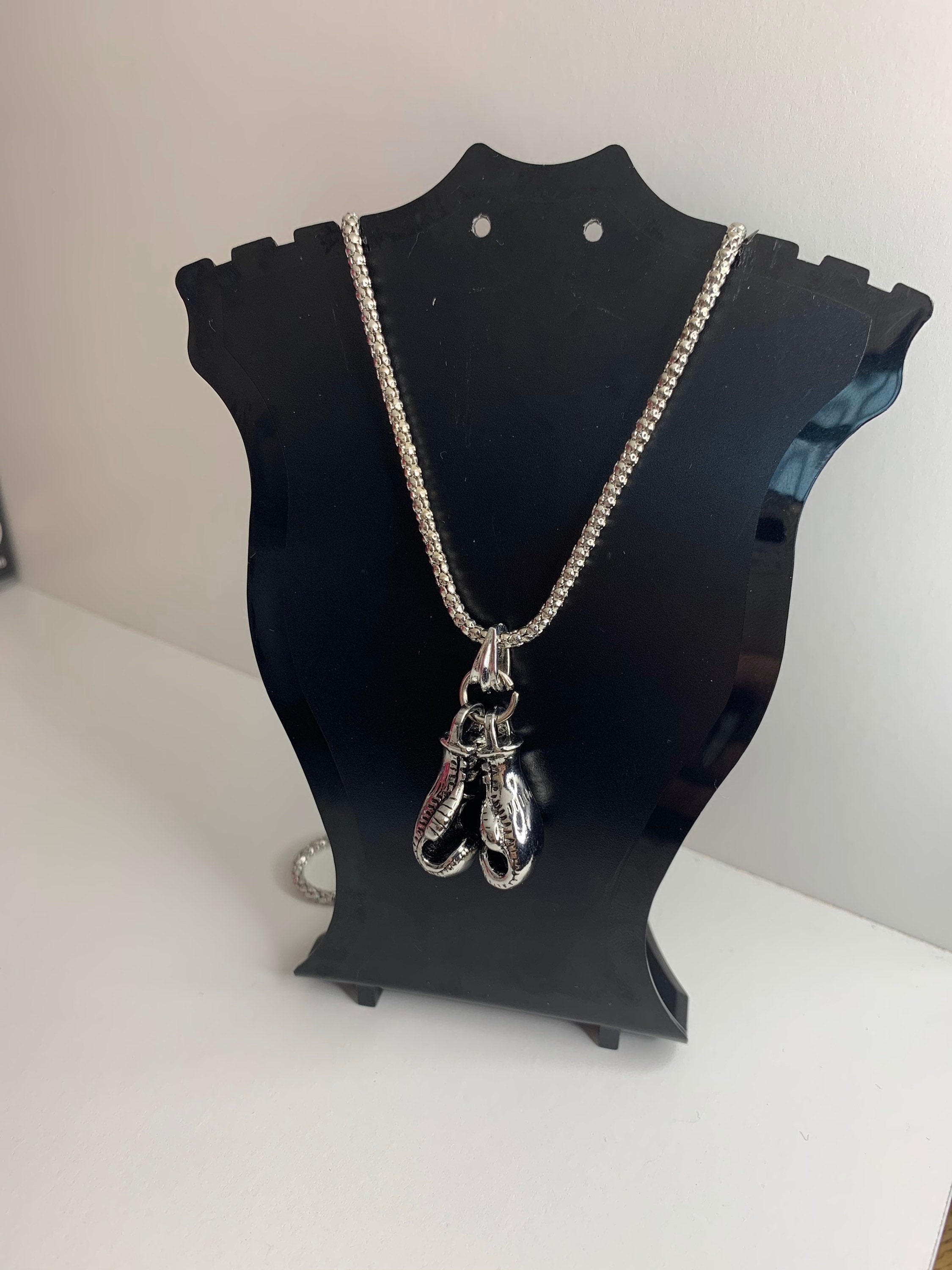 Boxing gloves pendant necklace | Etsy