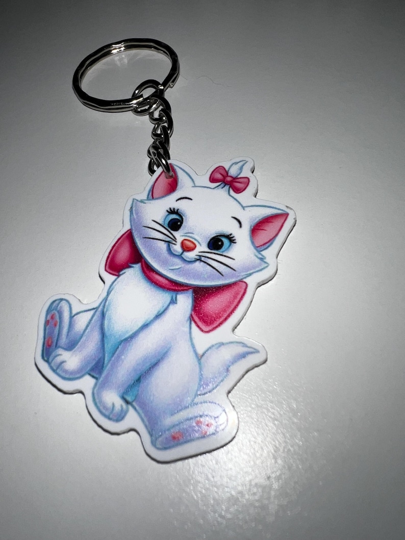 Marie From the Aristocats Keychain - Etsy