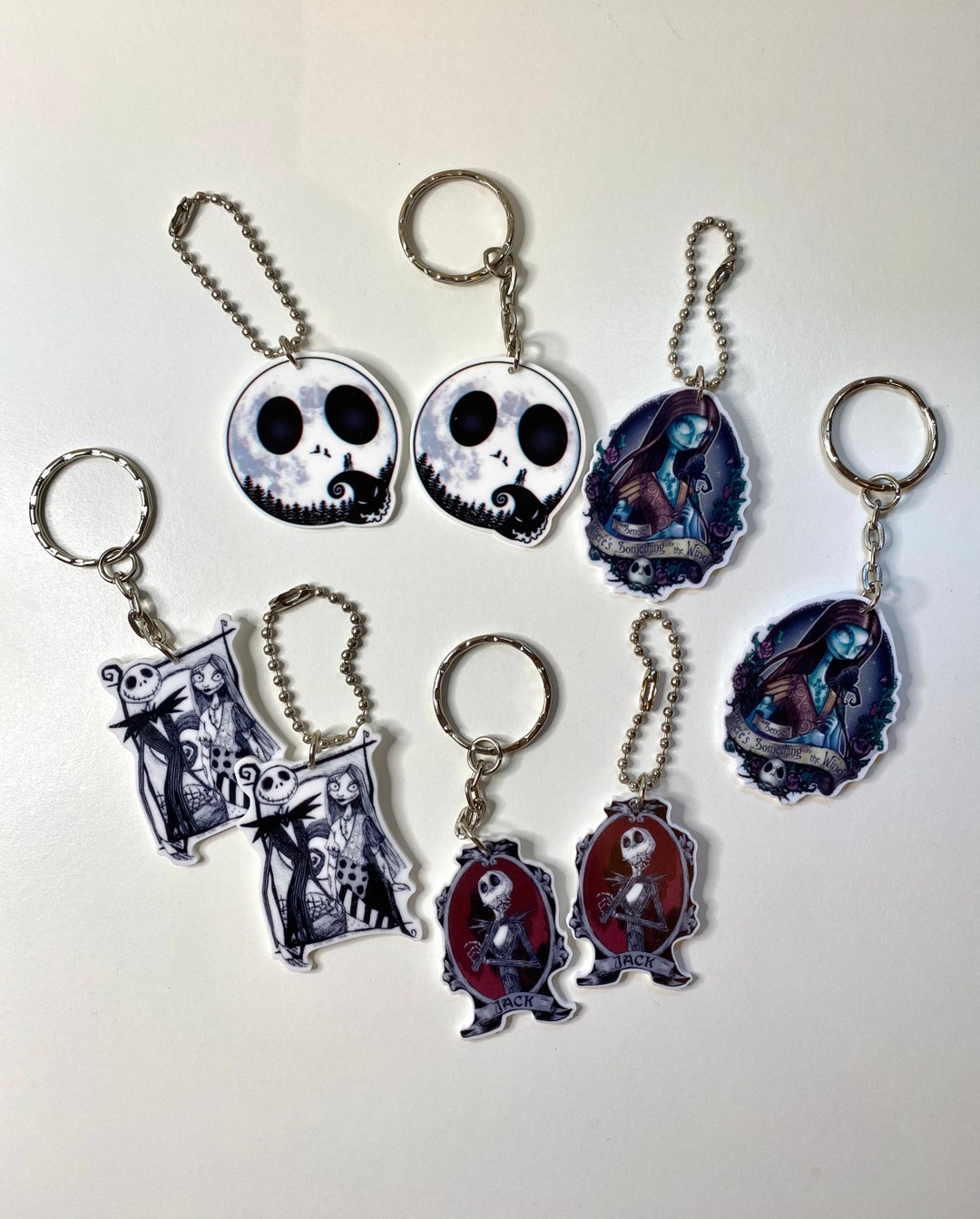 Nightmare Before Christmas Keychains - Etsy