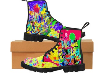 Colorful boots | Etsy