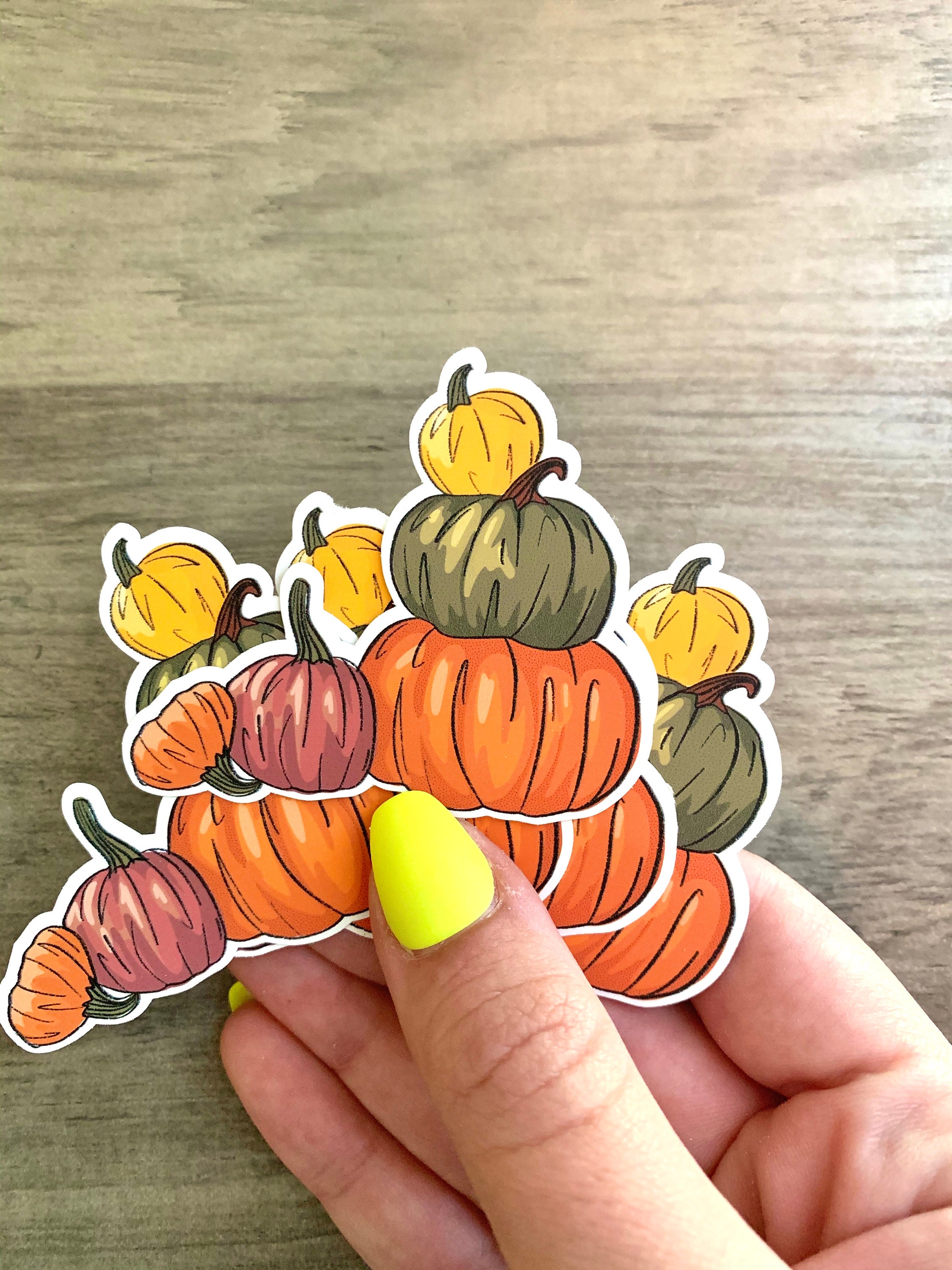 Fall Sticker Pumpkin Patch Pumpkin Sticker Vinyl Sticker - Etsy