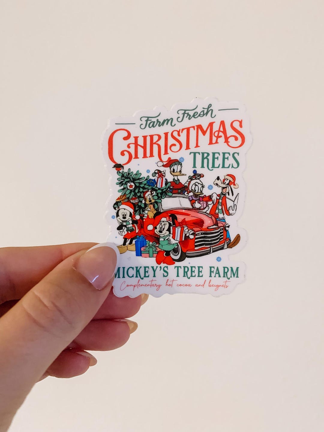 Christmas Sticker Mickey's Tree Farm Christmas Favorites, Mouse Sticker ...
