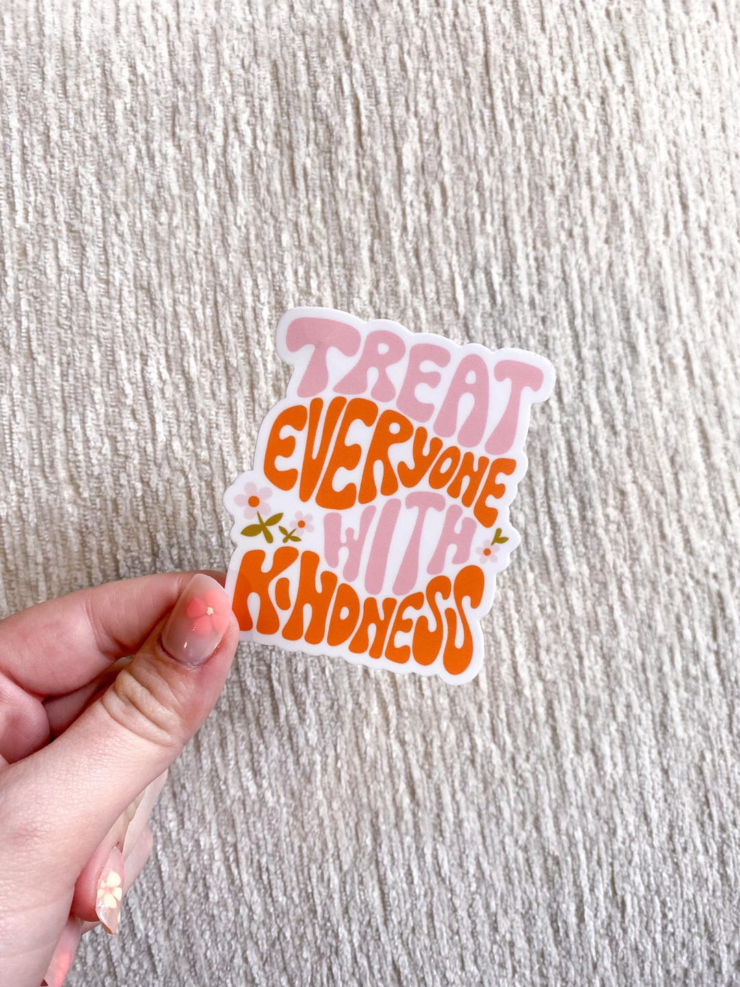 Vinyl Sticker, Positivity Sticker, Gift for Her, Kindness Sticker ...