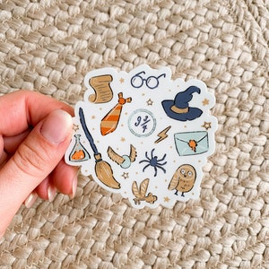 Wizarding World Sticker, Magic Sticker, Gryffindor Sticker, Wizards ...